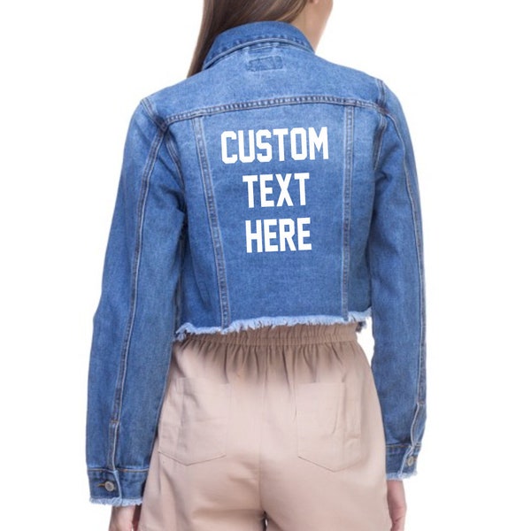 Custom Denim Jacket - Etsy