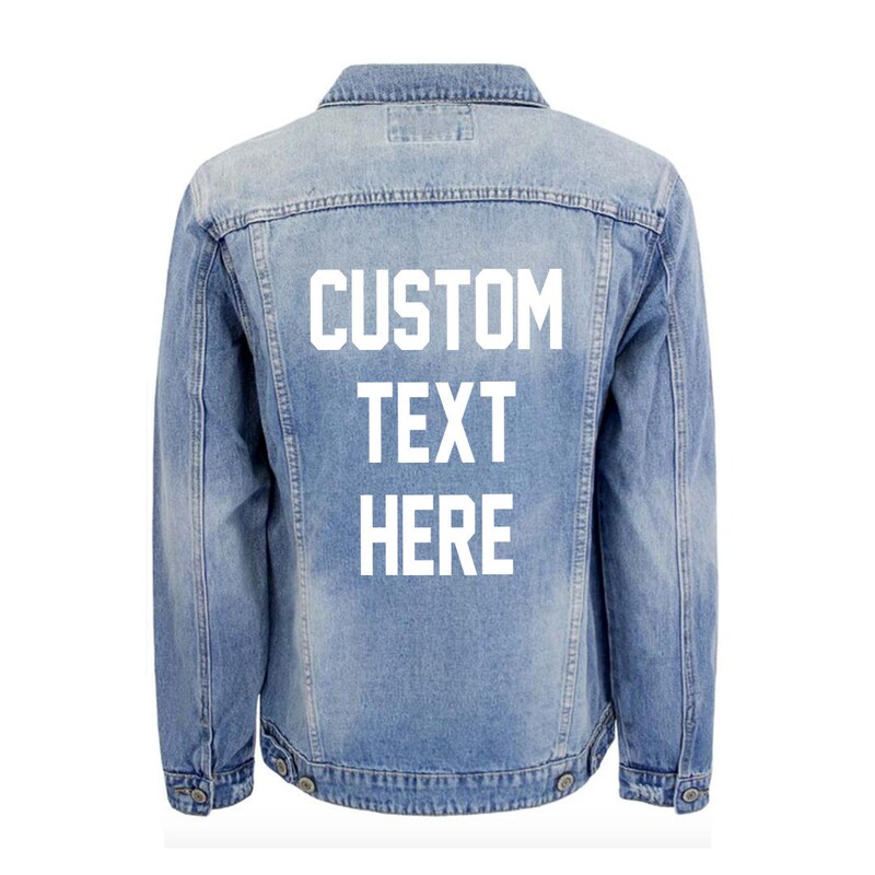 Custom Denim Jacket - Etsy