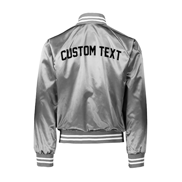 Metallic Bomber Jacket - Etsy
