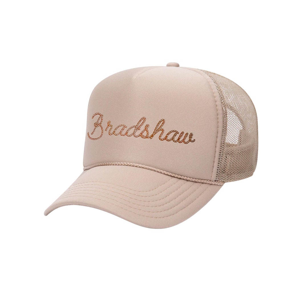 Custom Western Rodeo Rope Script Font Trucker Hat, Cowgirl Bachelorette ...