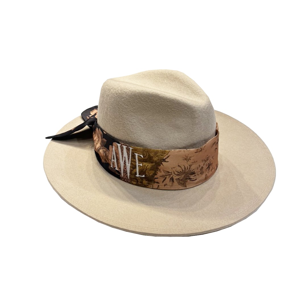 Custom Panama Hat W Monogrammed HAT BAND, Create Your Own Hat Scarf ...