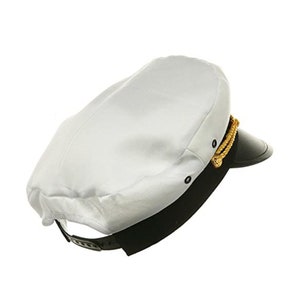 Personalized Youth Kids Captain Hat, Custom Text Sailor Yacht Skipper ...