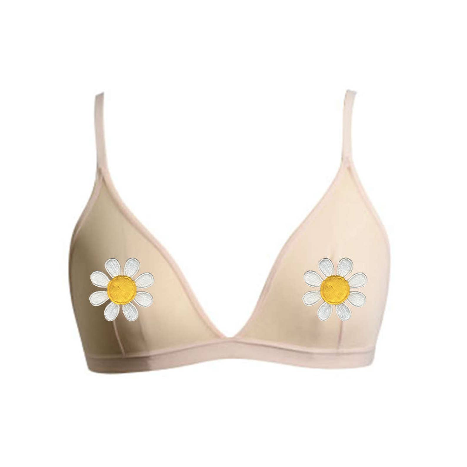 Sheer Mesh Bralette Daisy Pasties Black Sheer Bralette Daisy - Etsy