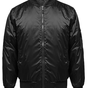 Mens Custom Bomber Jacket-padded Bomber Jacket With | Etsy