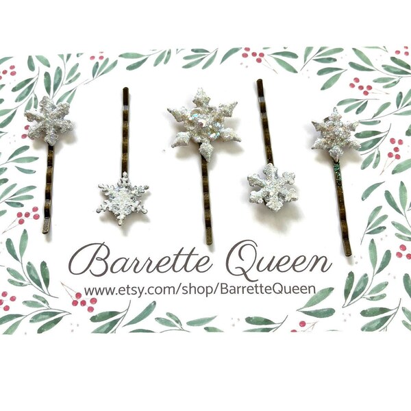 Snowflake Hair Pin - Etsy