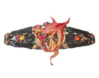 Dragon Barrette - Etsy