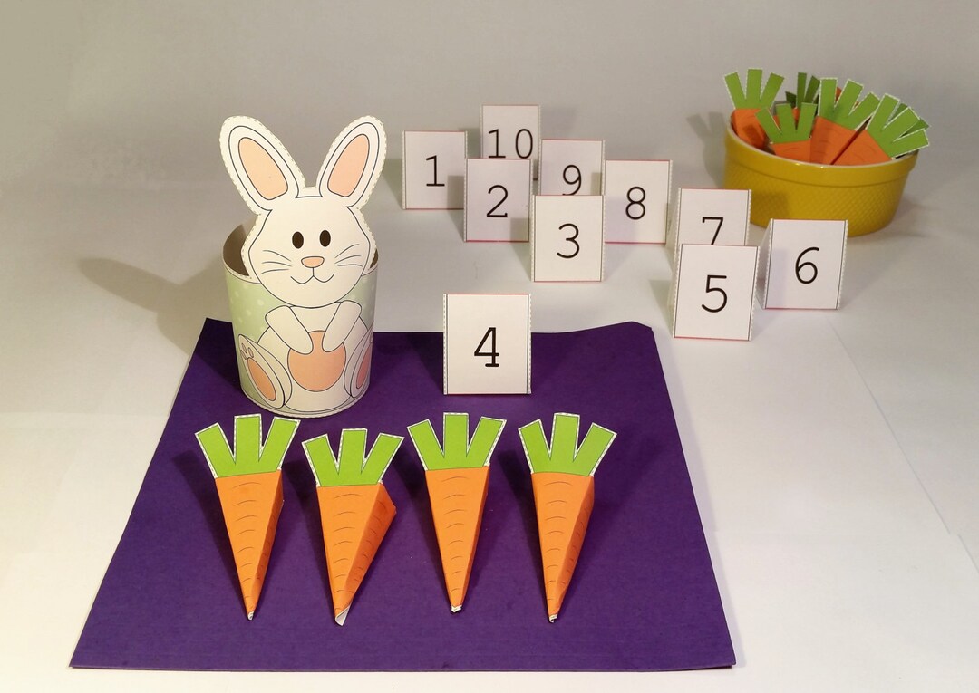Toddler Math Activity- Count 1-10 Using the Montessori Method INSTANT ...
