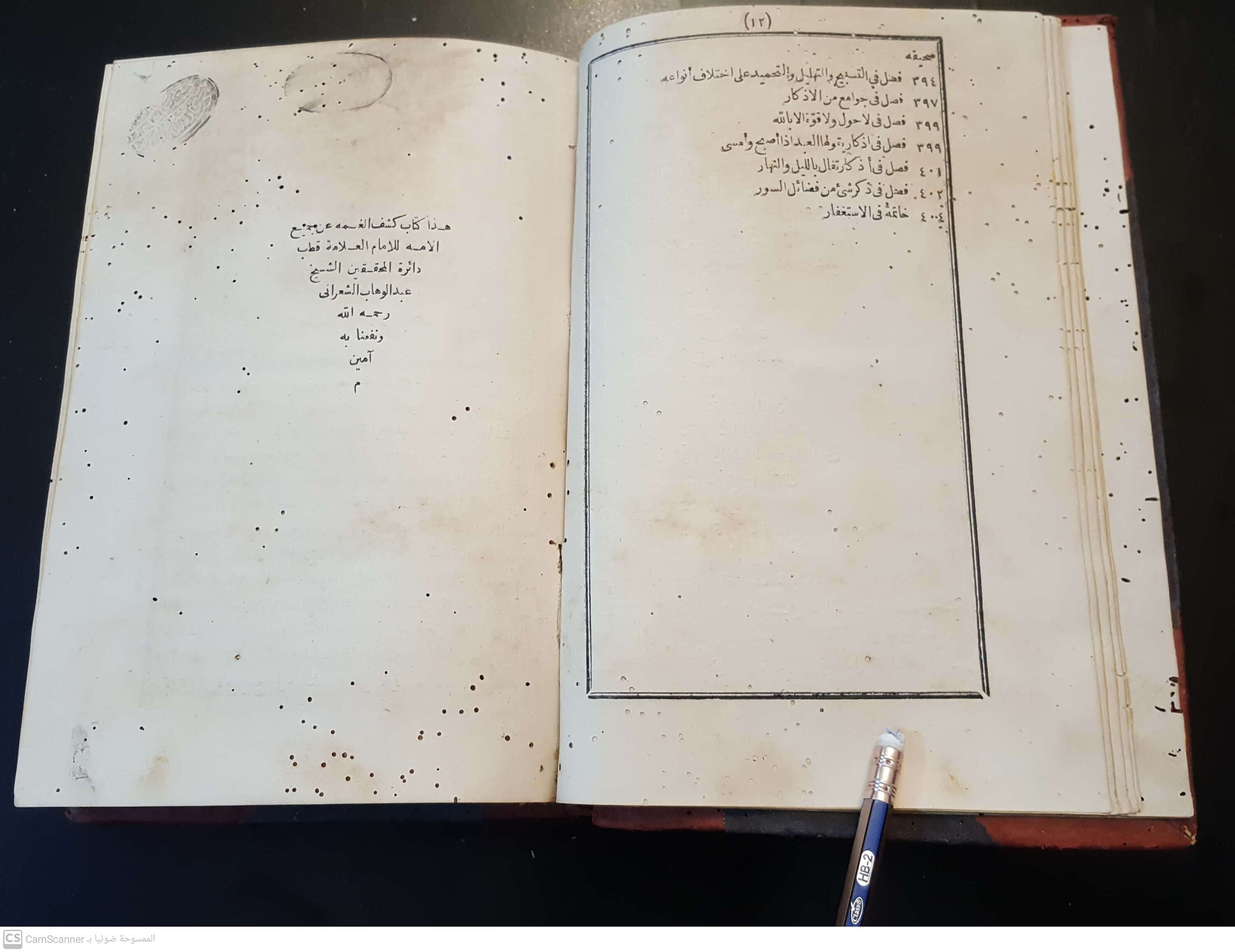 Sofi Arabic Islamic Antique Book. by Al-sharani. P 1864 - Etsy