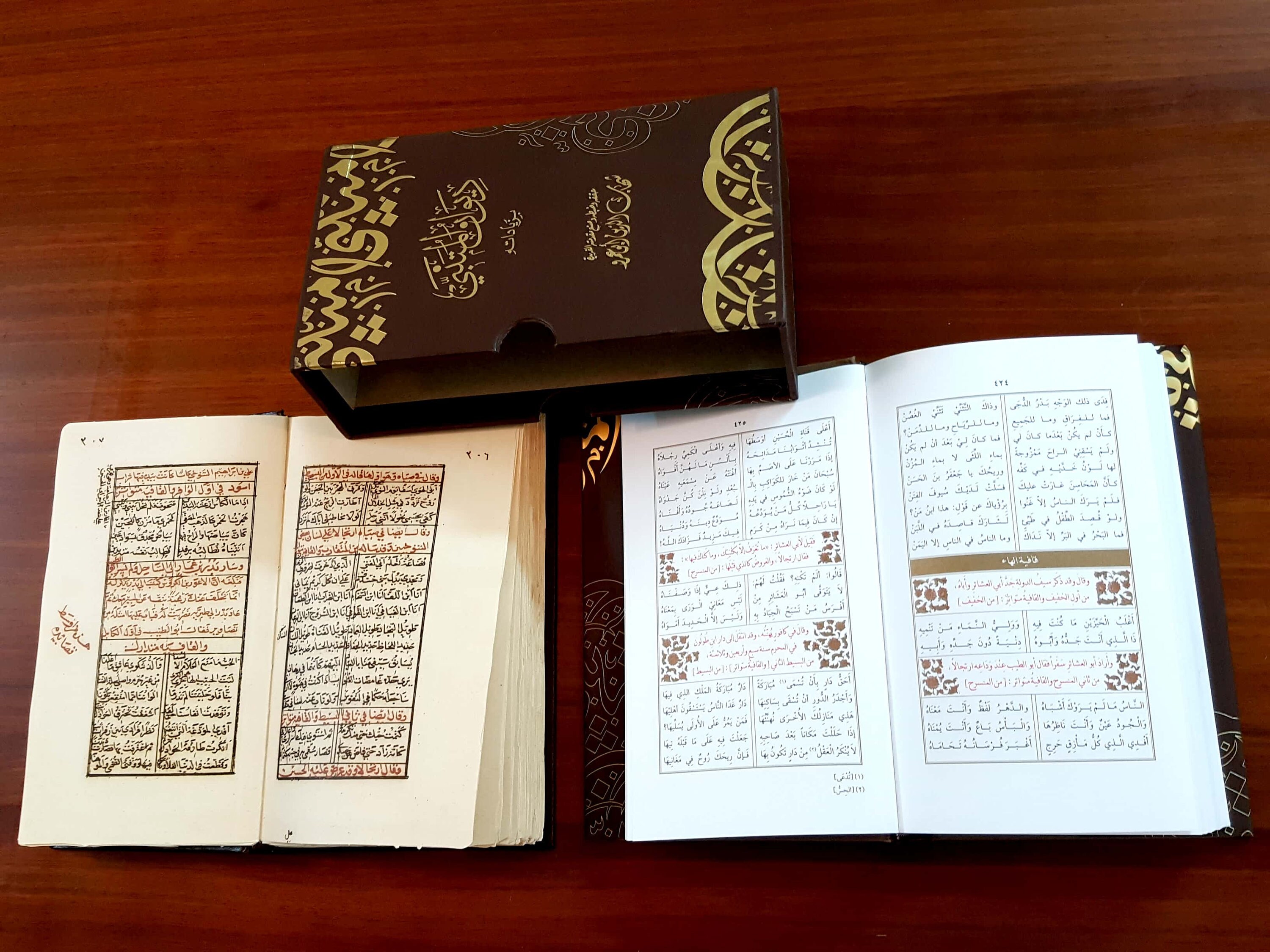 Arabic Antique Book. Poem Dewan Al-mutanabbi. Fancy Colored - Etsy