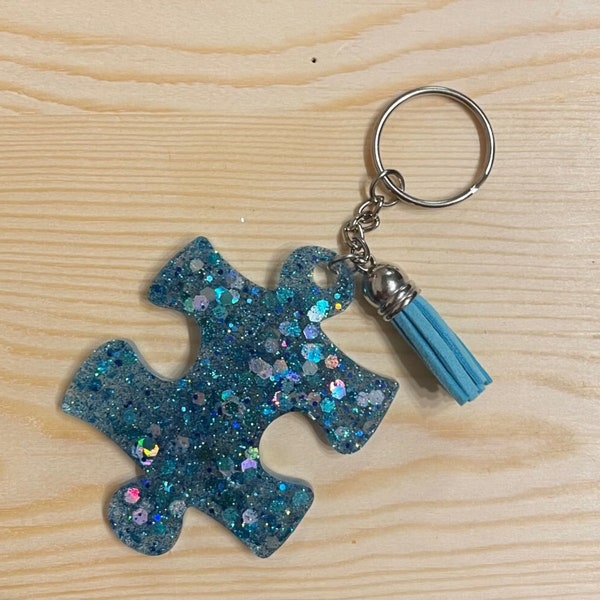 Puzzle Piece Keychain - Etsy