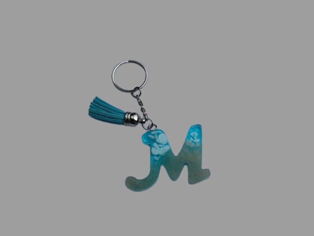 Florida Beach Sand Cursive Letter Keychains*made With Florida Beach ...