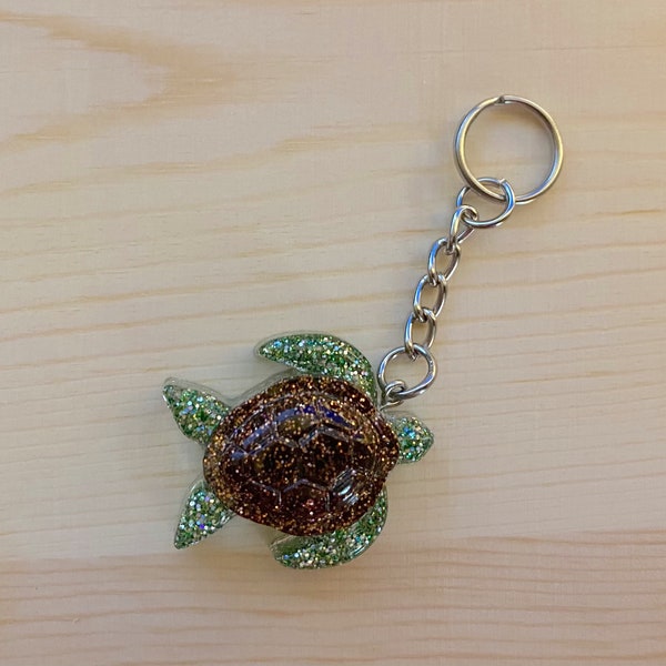 Sea Turtle Keychain - Etsy
