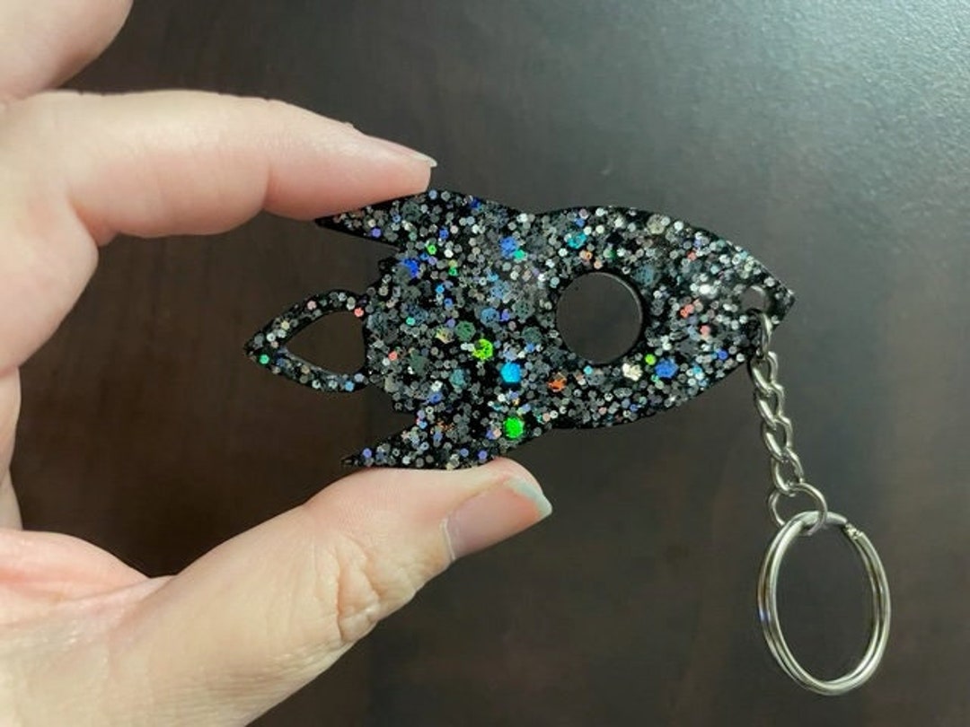 Rocket Keychains| Rocket Ship Keychains| Space Ship Keychain| Resin ...
