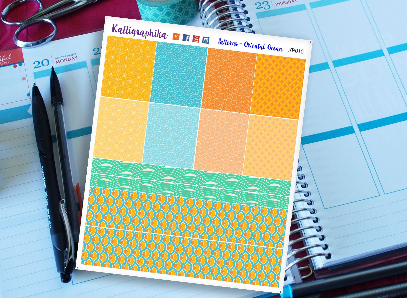 Box Top Collection Sheets Summer