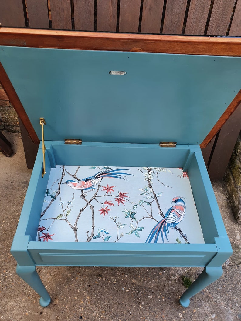 Vintage Upcycled Sewing Storage Box - Etsy