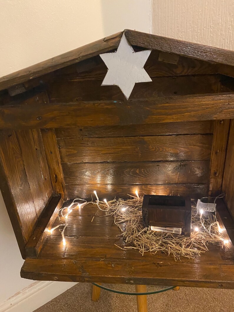 Extra Large Nativity Stable and Manger - Etsy