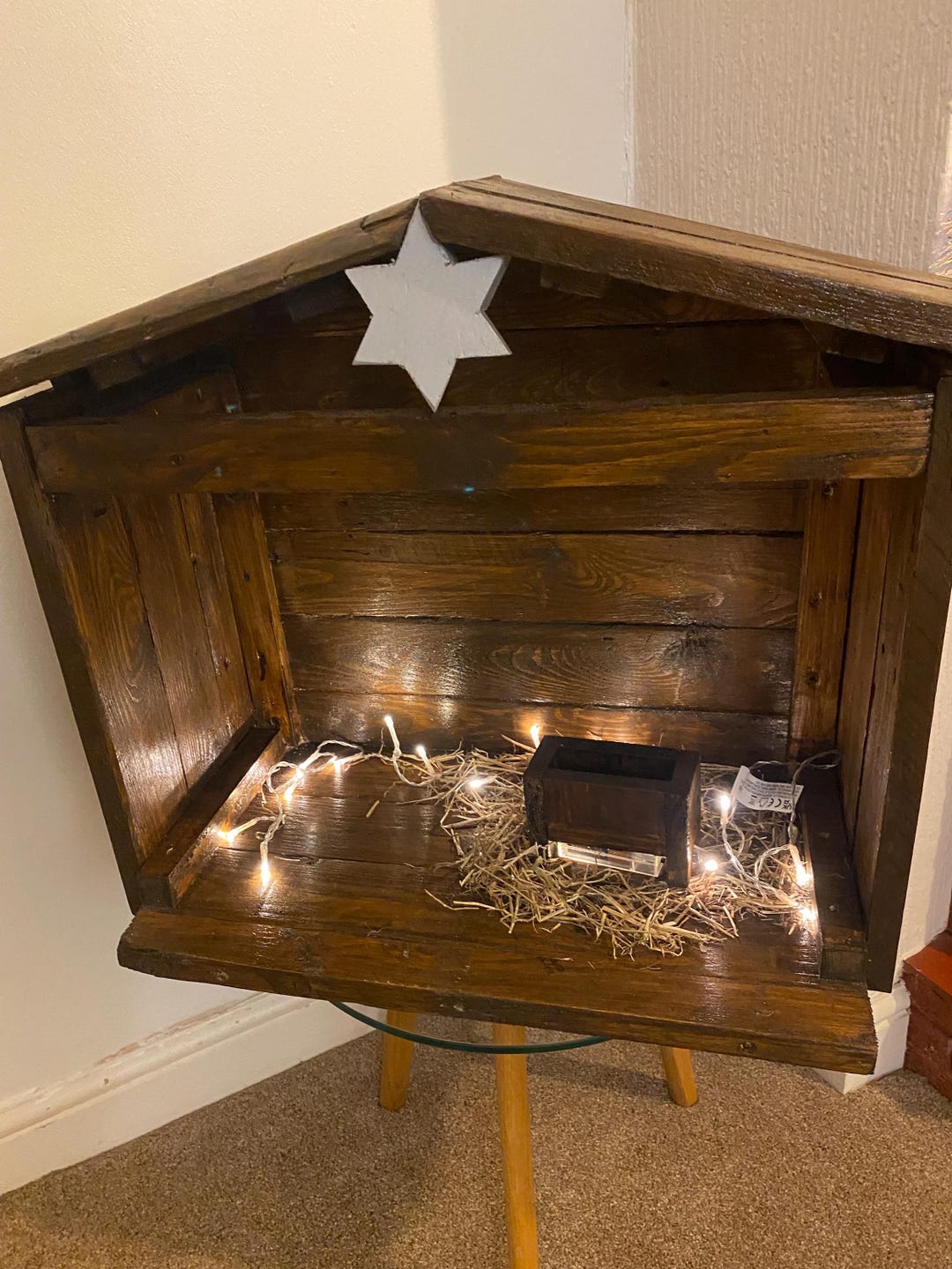 Extra Large Nativity Stable and Manger - Etsy