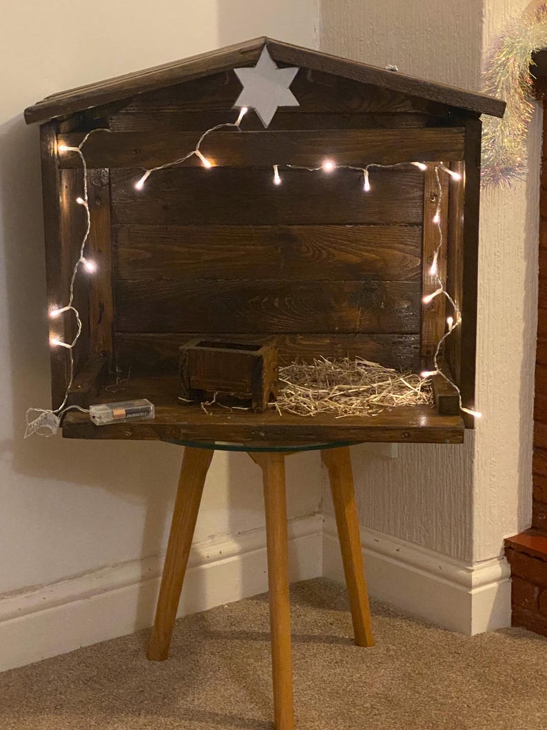 Extra Large Nativity Stable and Manger - Etsy
