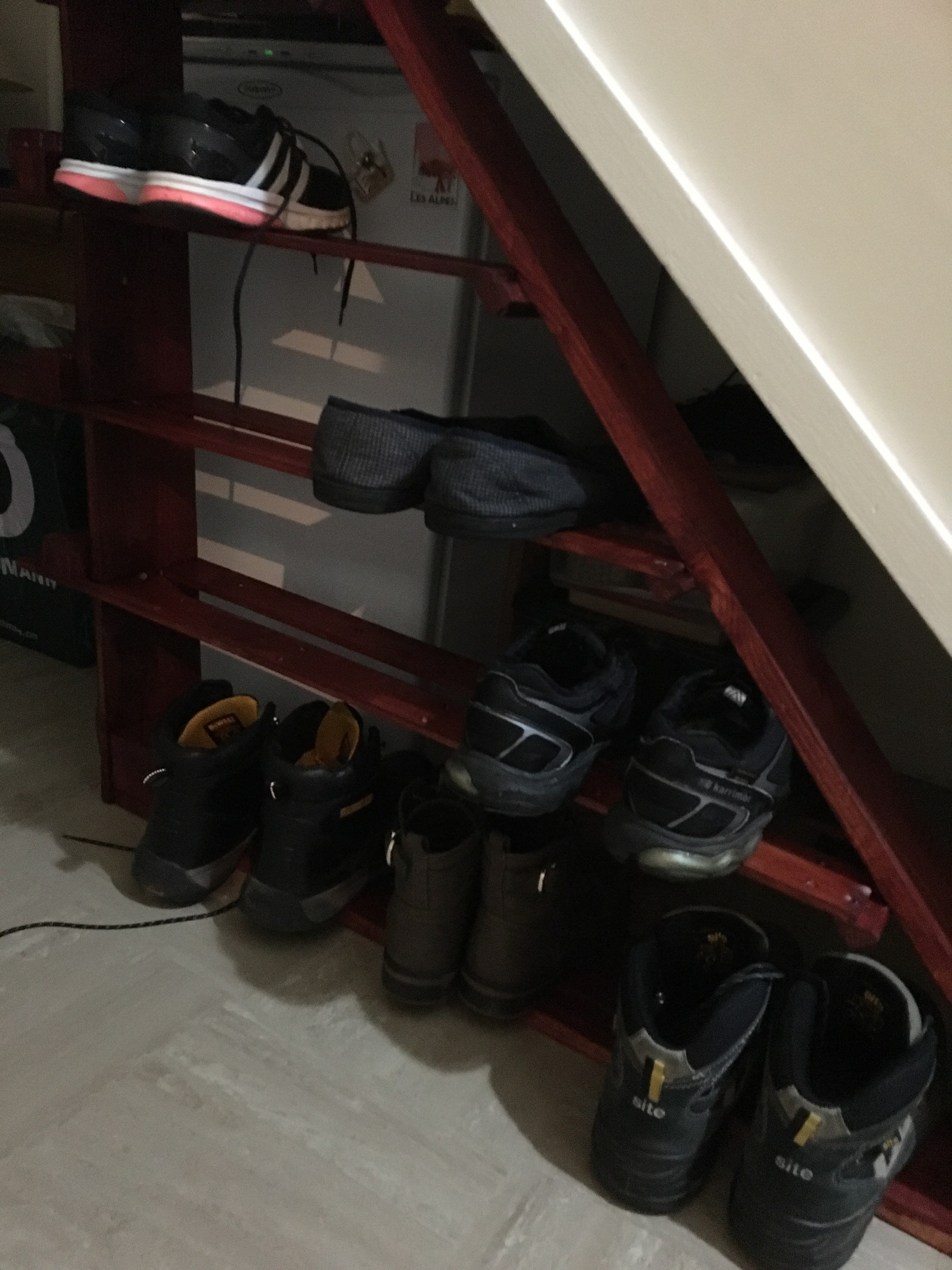 Under Stair Shoe Storage - Etsy