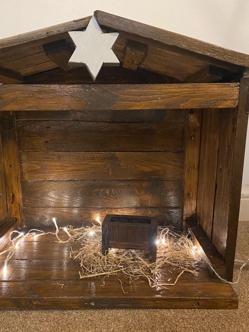 Extra Large Nativity Stable and Manger - Etsy