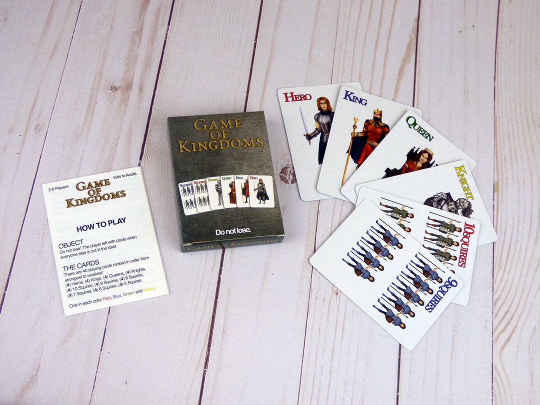 Game of Kingdoms Card Game - Etsy