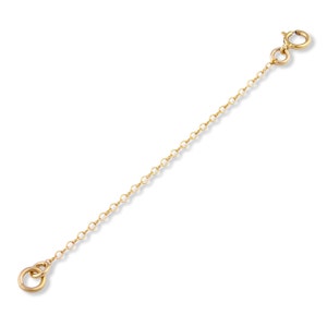 14k Gold Filled 1mm Necklace Extender Chain Extension Chain for Your ...