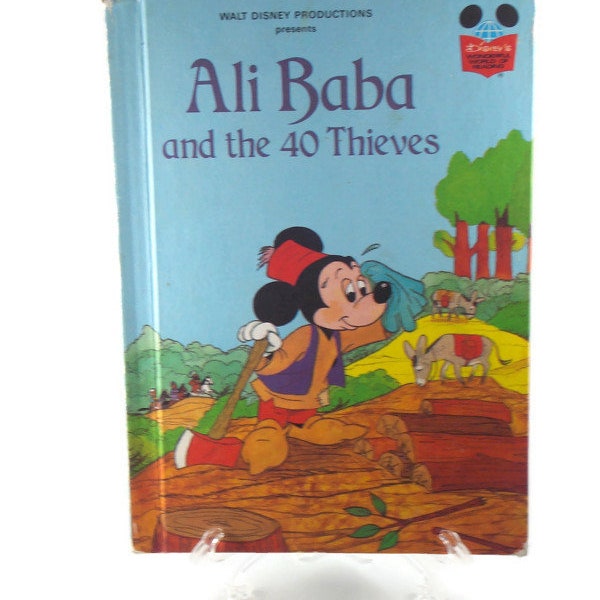 Mickey Mouse Reading Book - Etsy