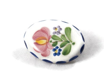 Porcelain Flower Brooch | Etsy