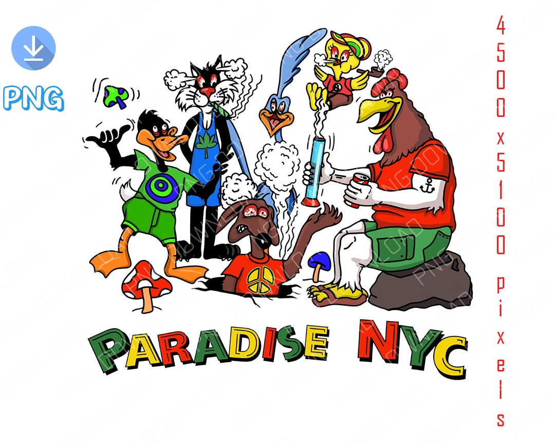 Cartoon PARADISE Dowload File Png - Etsy