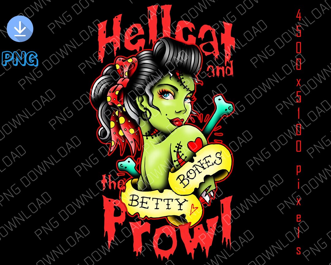 Bones Betty Prints Dowload File Png - Etsy