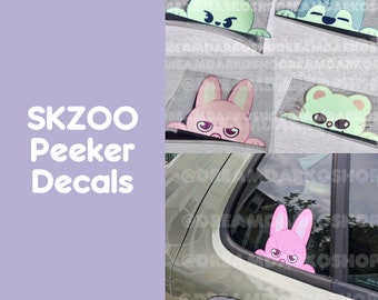 Peekaboo SKZOO Car Decals - Etsy