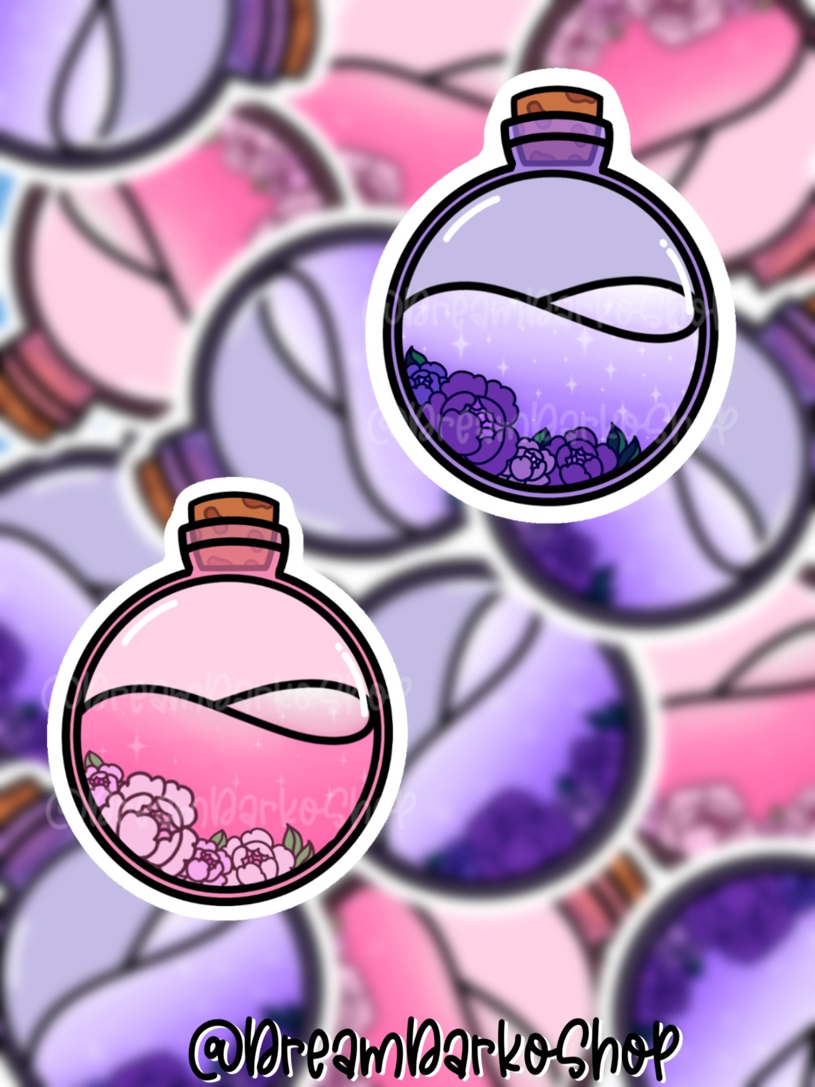 Moon Power Potion Sticker Etsy