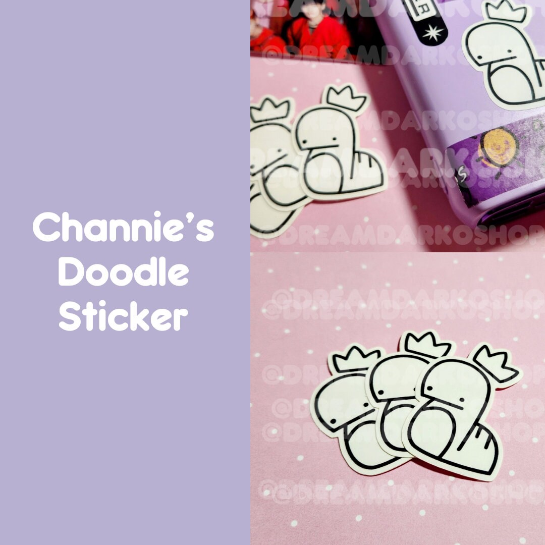 Channie's Doodle Sticker - Etsy