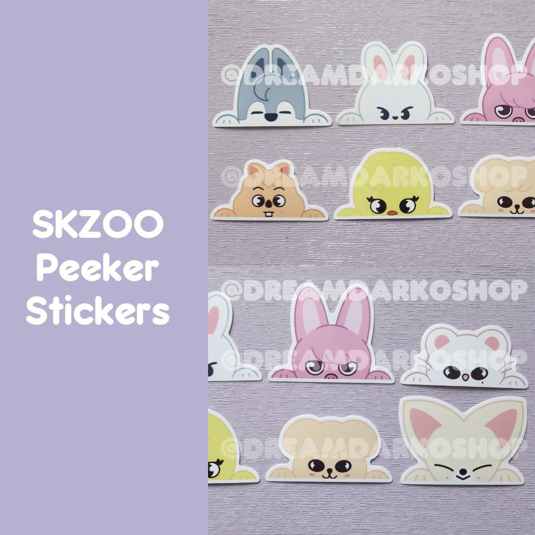 SKZOO Peeker Stickers - Etsy