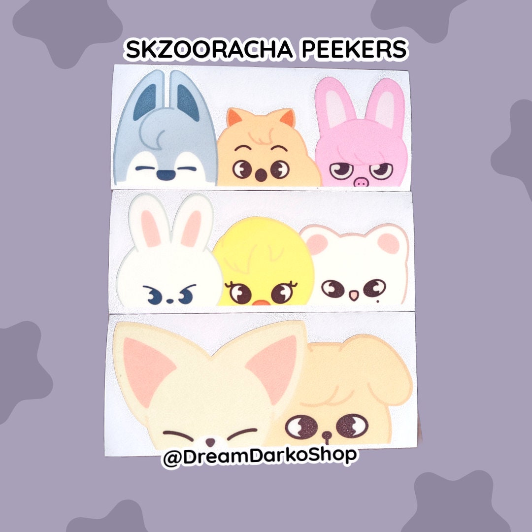 SKZ00RACHA Car Peeker Decals - Etsy