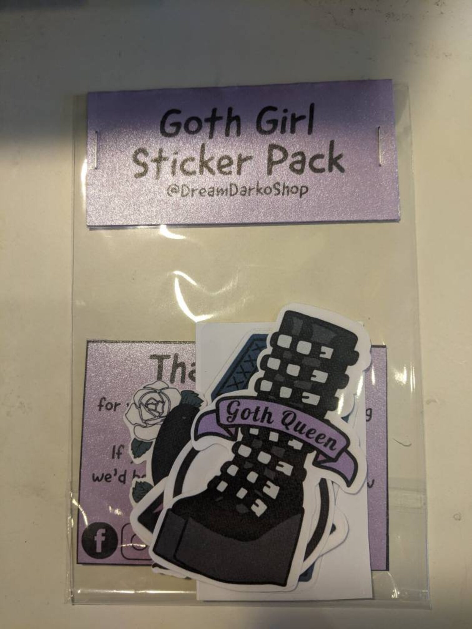 Goth Girl Stickers | Etsy