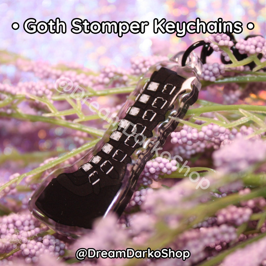 Goth Stomper Keychains - Etsy