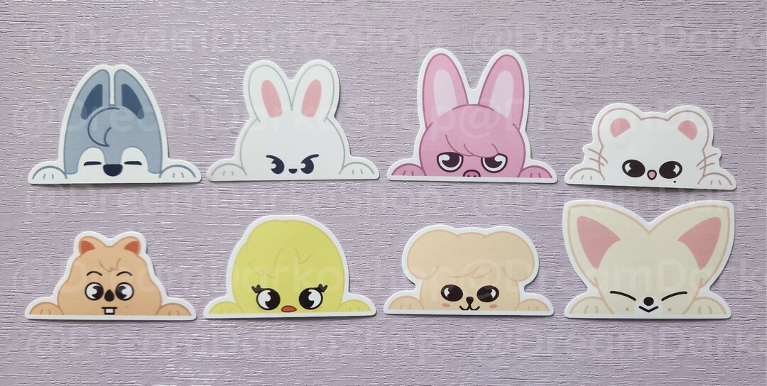 SKZ00 Peeker Stickers - Etsy