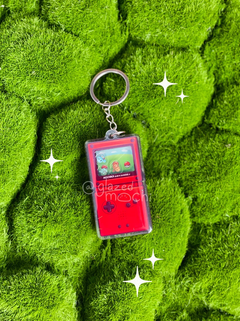 Pokemon Gameboy Acrylic Shaker Keychain – Starter Pokemon Charm - Etsy