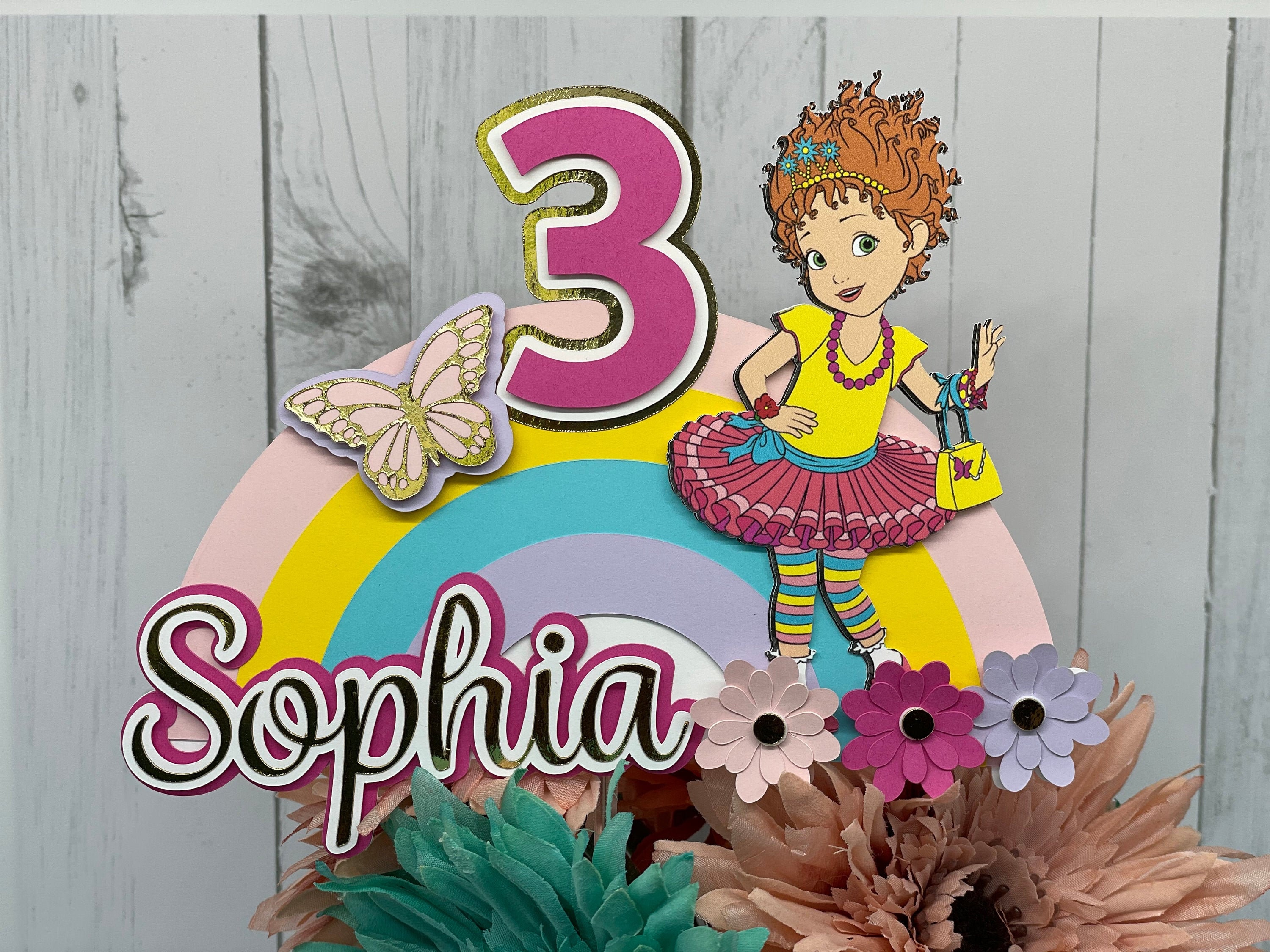 Fancy Nancy Cake Topper Fancy Nancy Birthday Etsy Uk