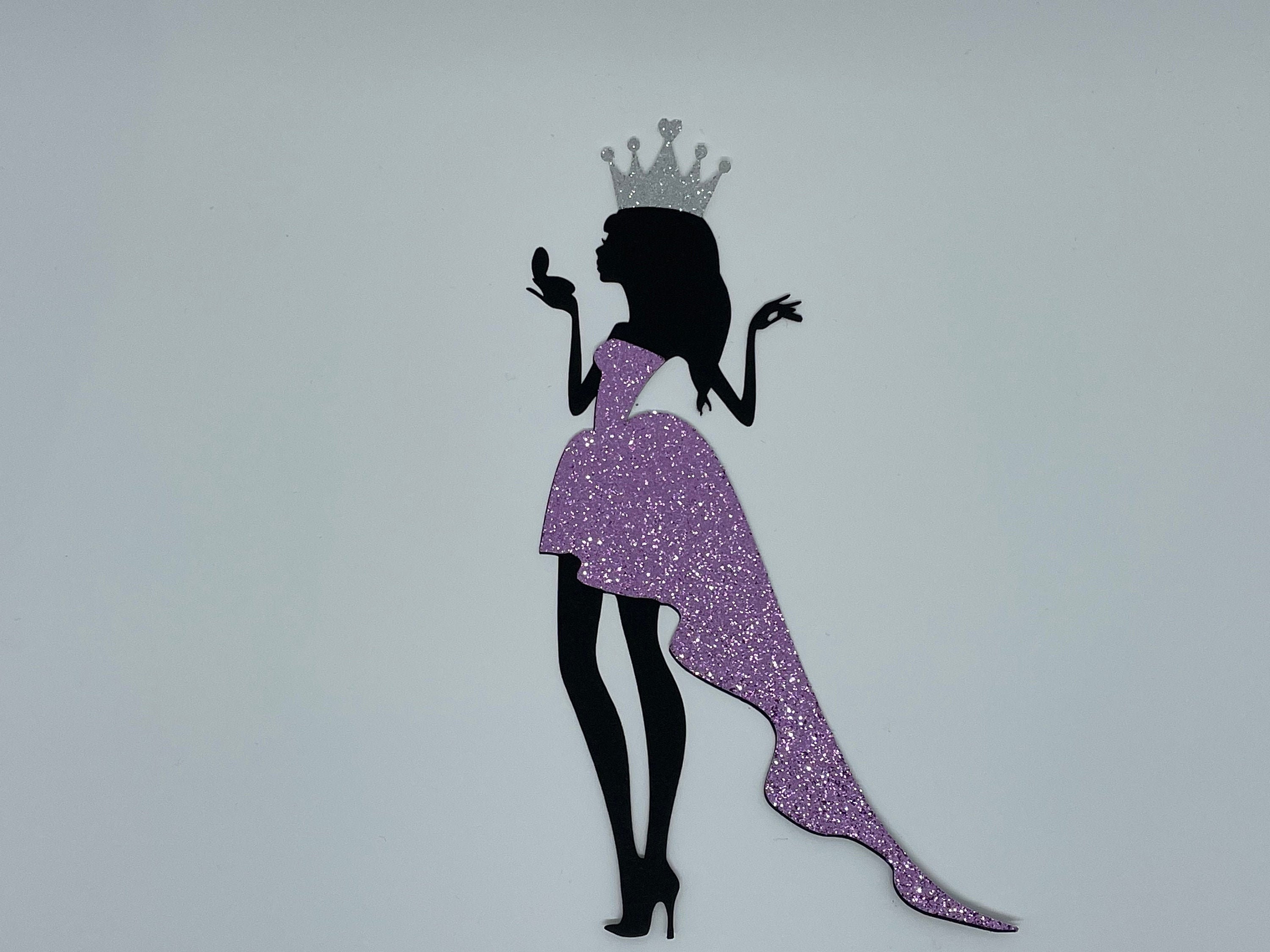 Girl Silhouette Cake Topper Standing Girl Cake Topper - Etsy UK