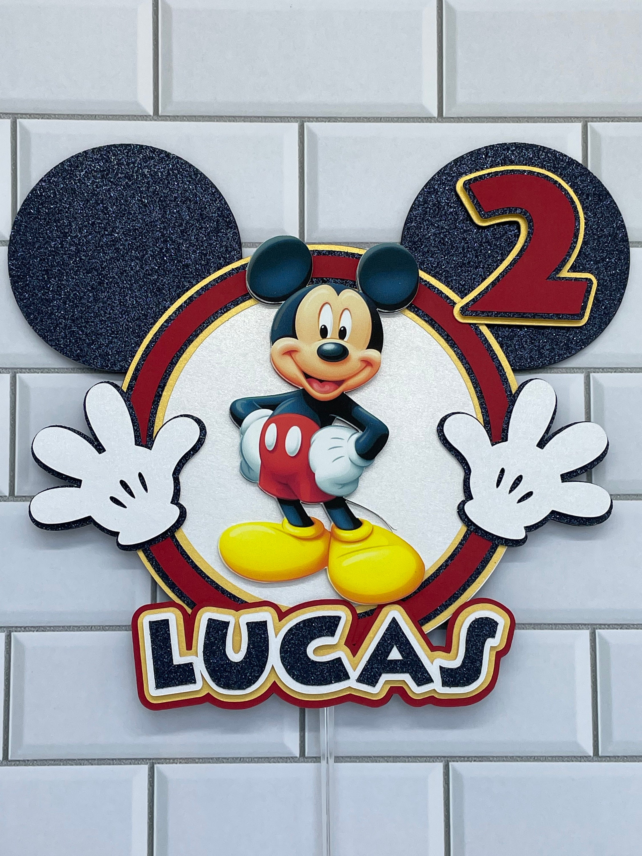 Mickey Mouse Cake Topper - Etsy