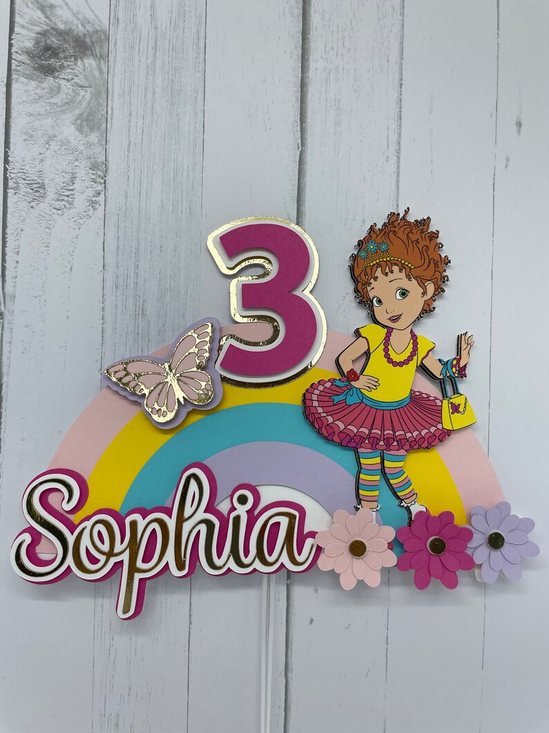 Fancy Nancy Cake Topper Fancy Nancy Birthday Etsy