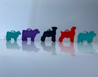 Livestock Keychain - Etsy