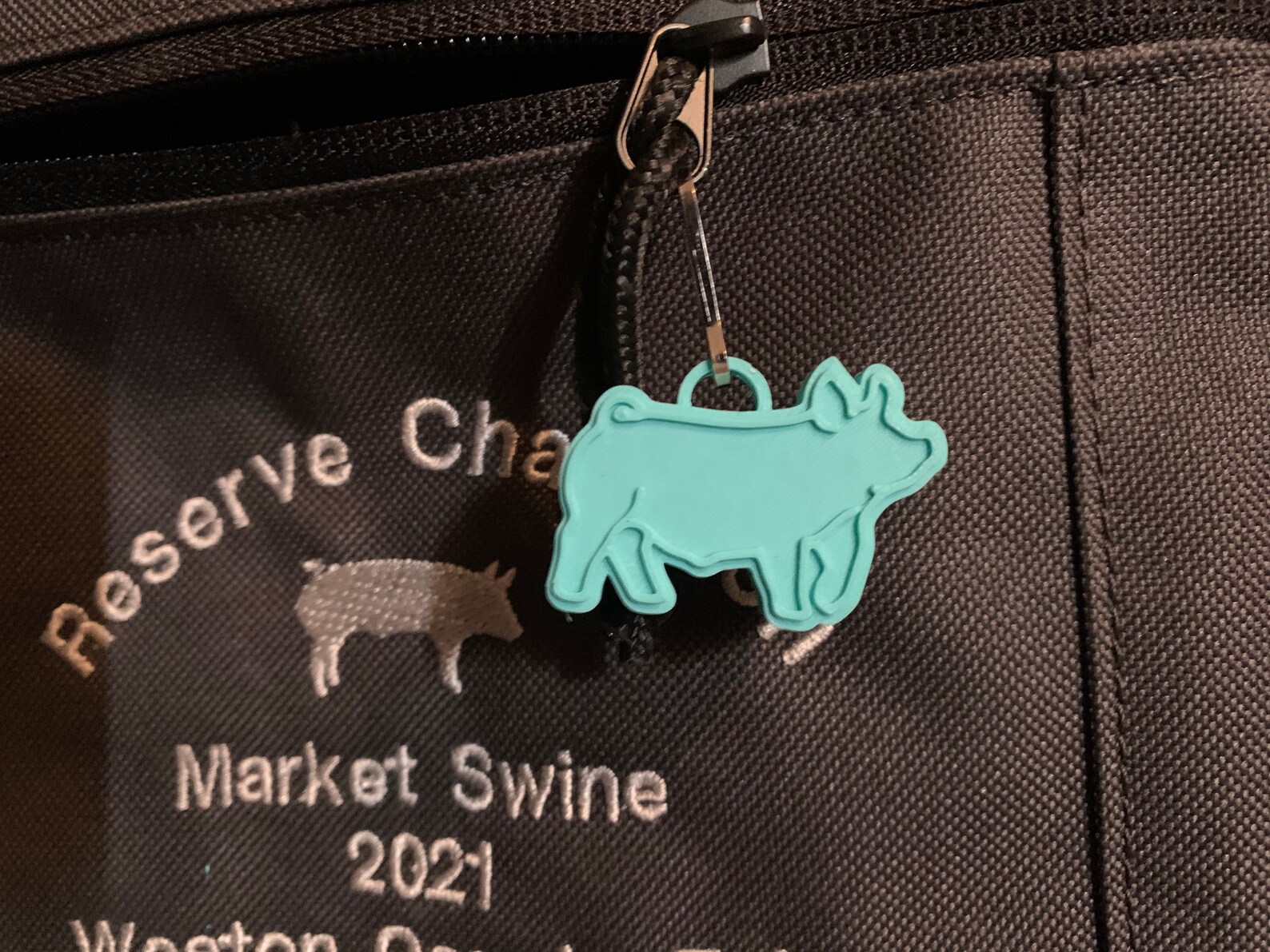 Show Livestock Zipper Pull/keychain Charm - Etsy