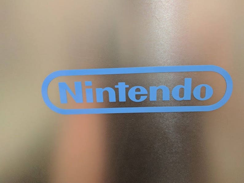 Nintendo Logo NES Vinyl Decal Sticker | Etsy
