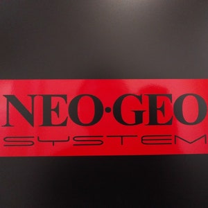 Arcade Style Vinyl Decals Neogeo MVS SNK Multi Pack * Read Description ...