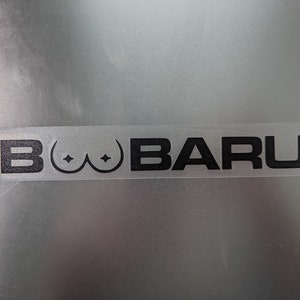 Boobaru Vinyl Decal Sticker - Etsy