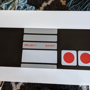 NES Controller Table or Wall Vinyl Decal Sticker Kit *please Read ...