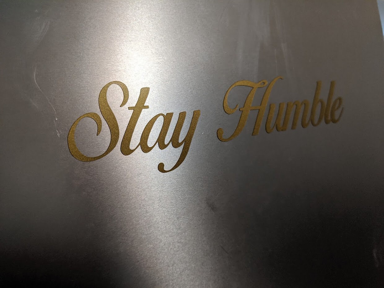 Stay Humble Vinyl Decal Sticker - Etsy